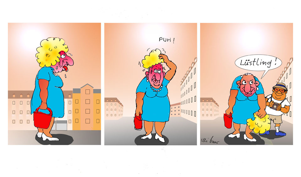 Ulrich Bauer, Cartoons